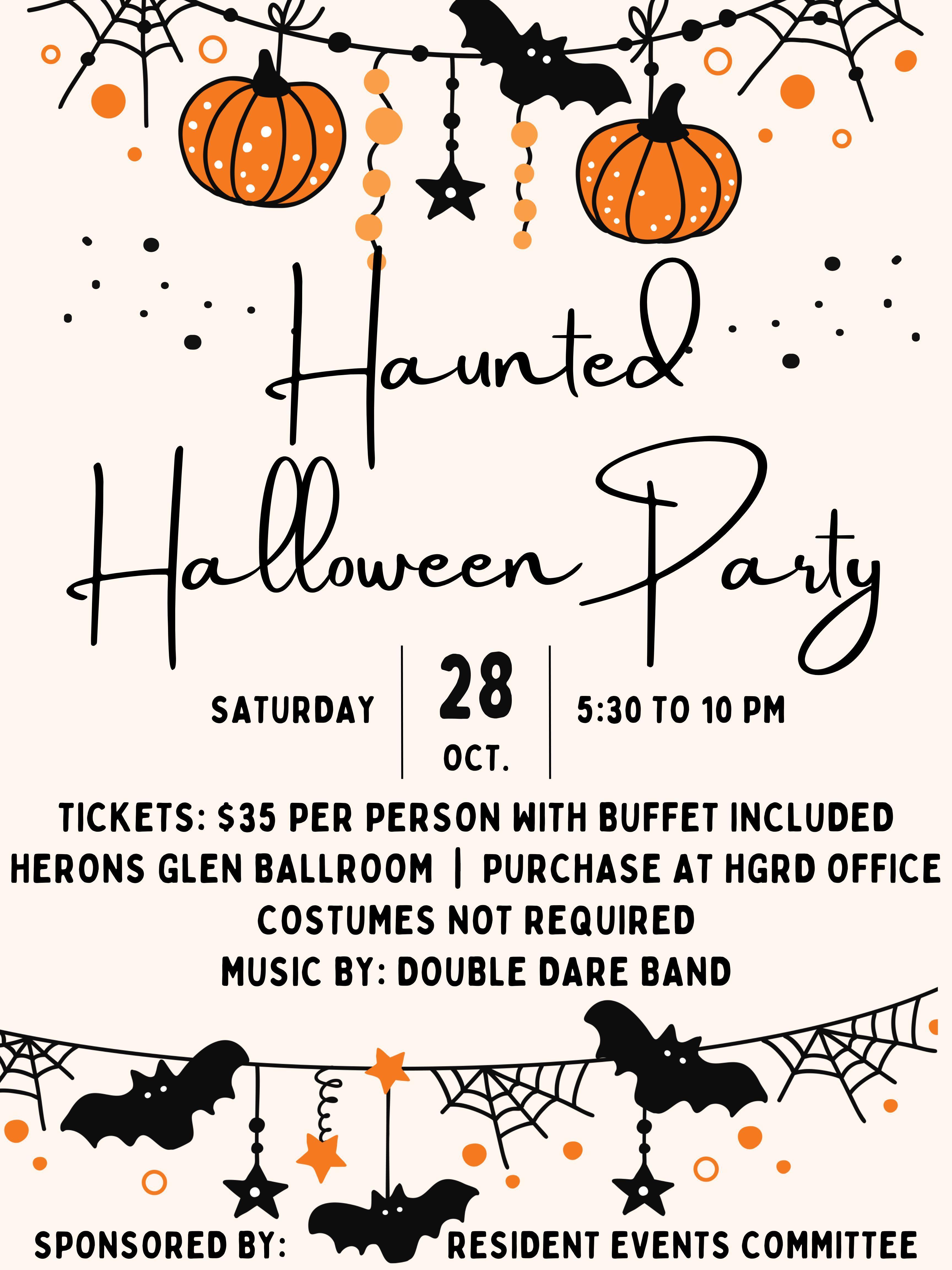 Resident Holiday Party Invitation Flyer
